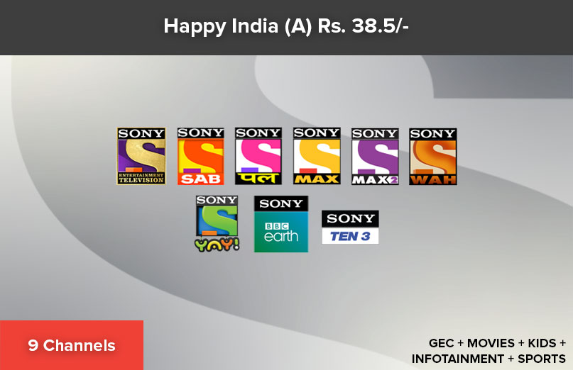 Sony Pictures Networks India | Happy India Packs